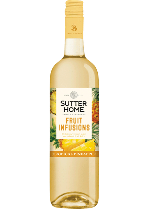 SUTTER HOME FRUIT INFUSIONS TROPICAL PINEAPPLE – liquormn