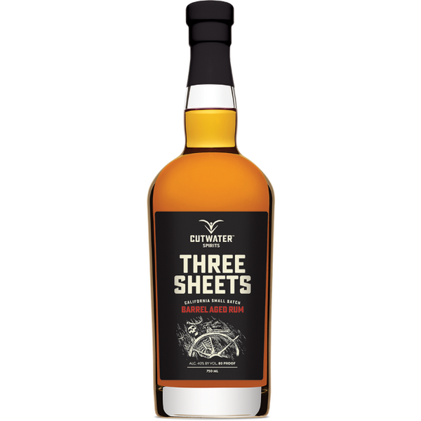 CUTWATER THREE SHEETS BARREL AGED RUM – liquormn